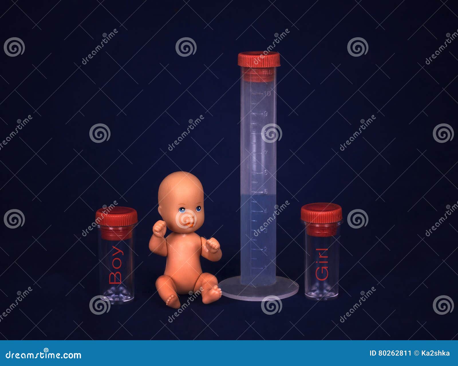 Concept of Vitro Fertilization - Baby and Test Tube Stock Image - Image ...
