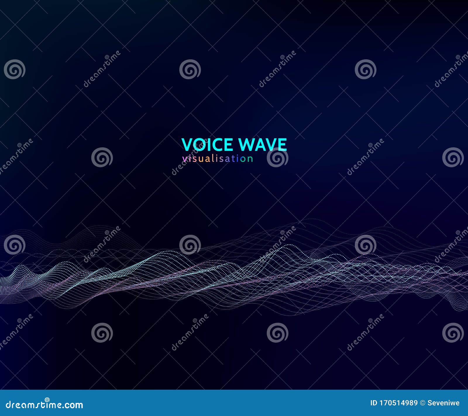 Concept of Voice Wave Visualisation, Sparkle Modern Wave Pattern ...