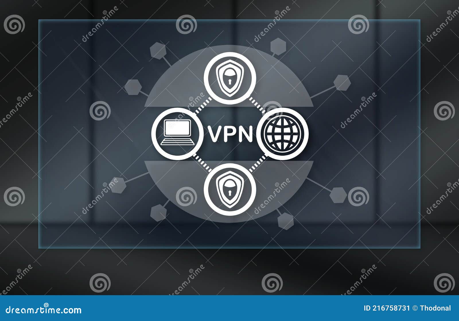Concept of vpn stock image. Image of access, connect - 216758731