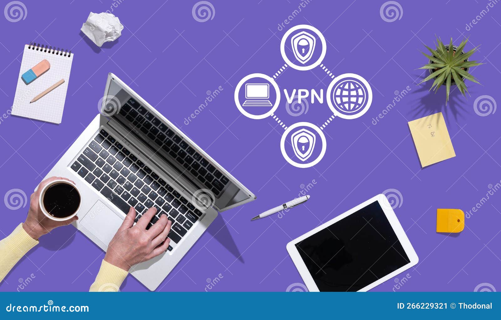 Concept of vpn stock image. Image of symbol, safe, network - 266229321