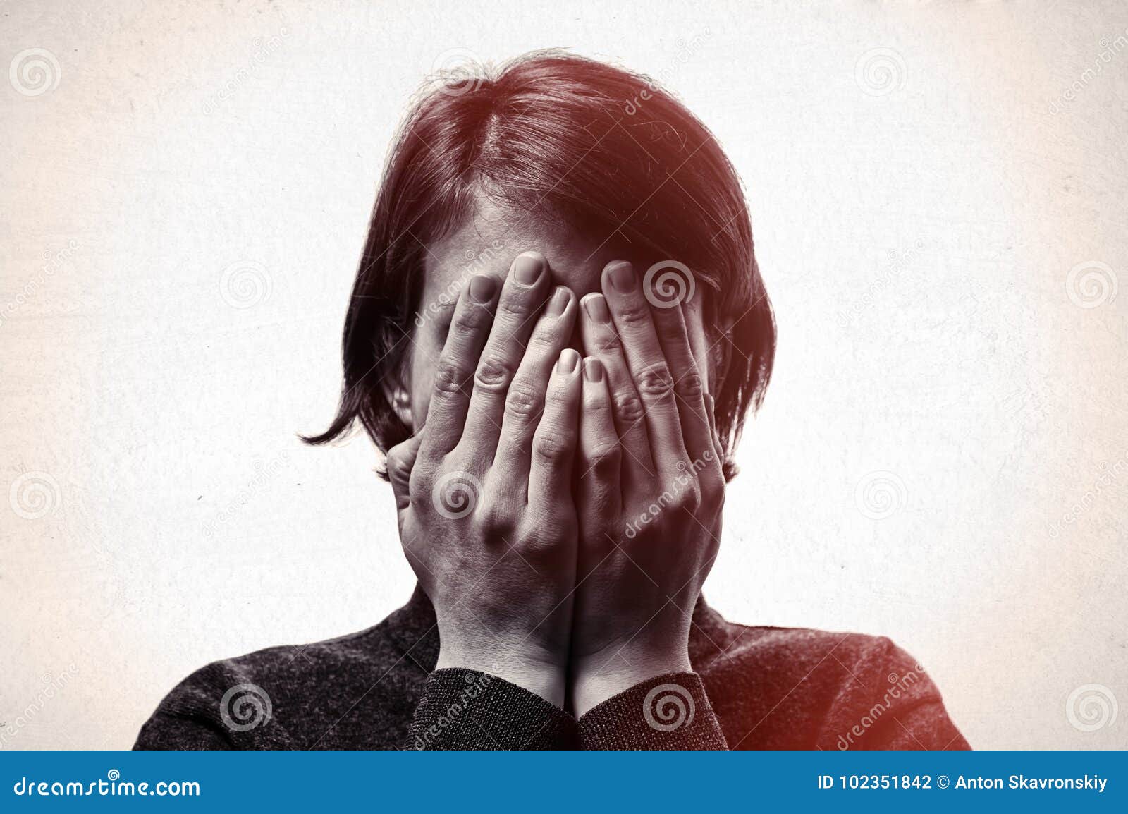 Concept Vrees, Schande, Huiselijk Geweld Stock Foto - Image of ...