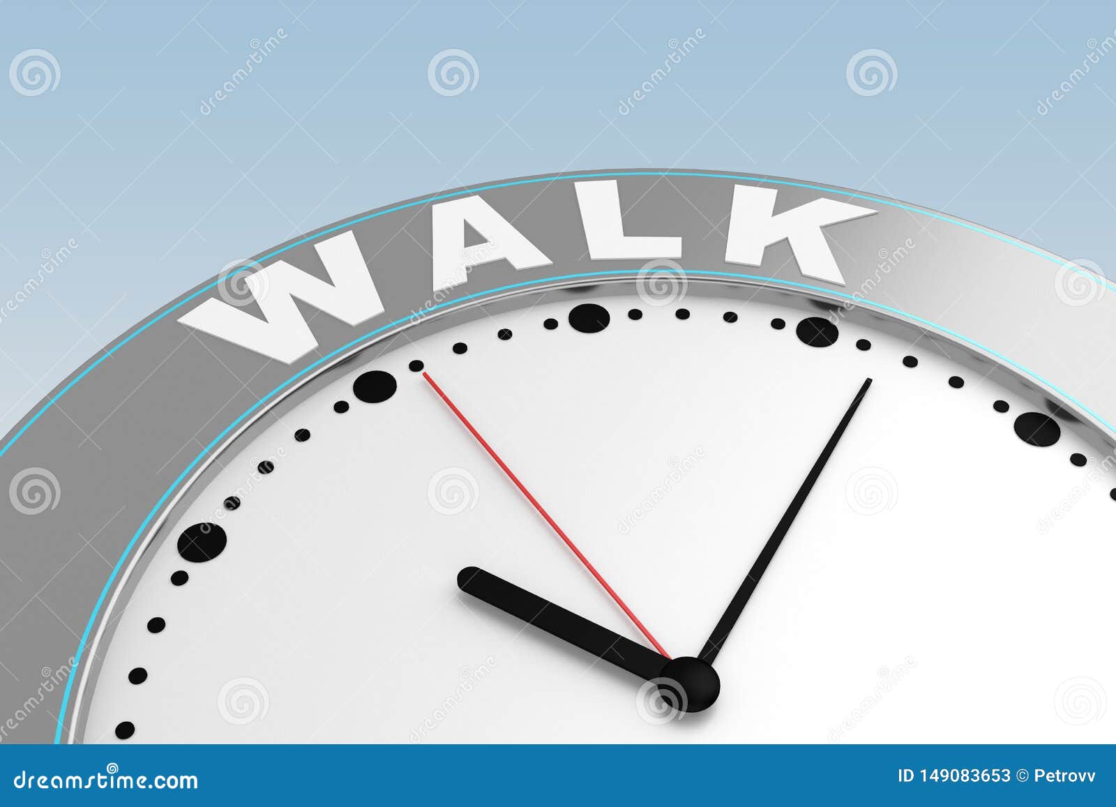 Concept walk time stock illustration. Illustration of walk - 149083653