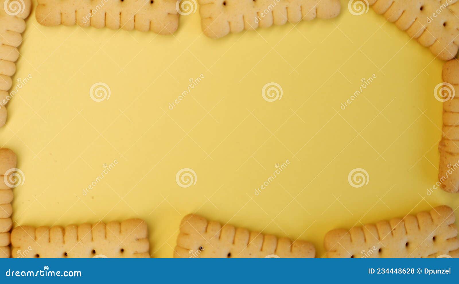 Concept Wallpaper with Biscuits As a Border and Copy Space for Title ...