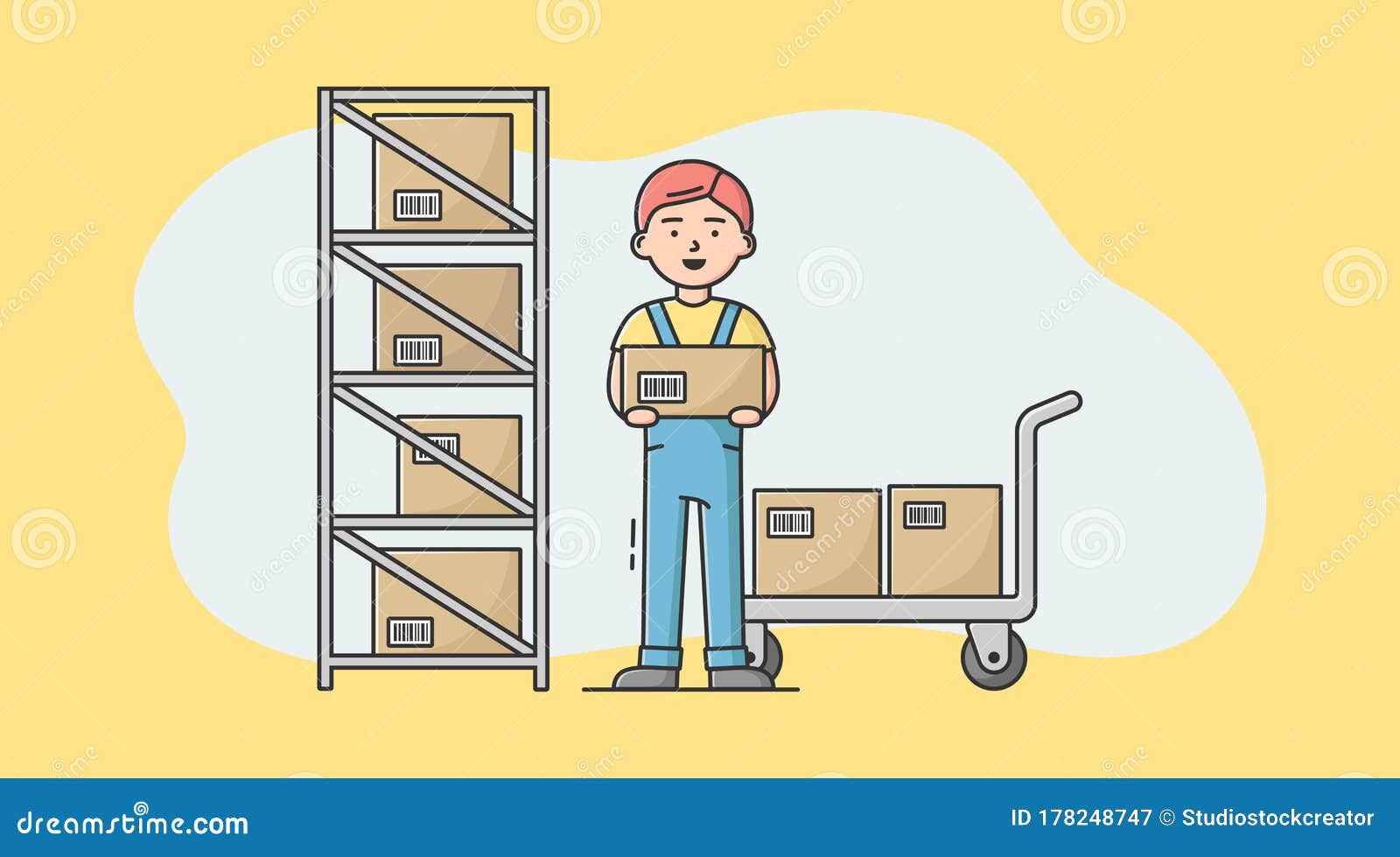 Shipment And Cargo Infographics Elements Cartoon Vector | CartoonDealer ...