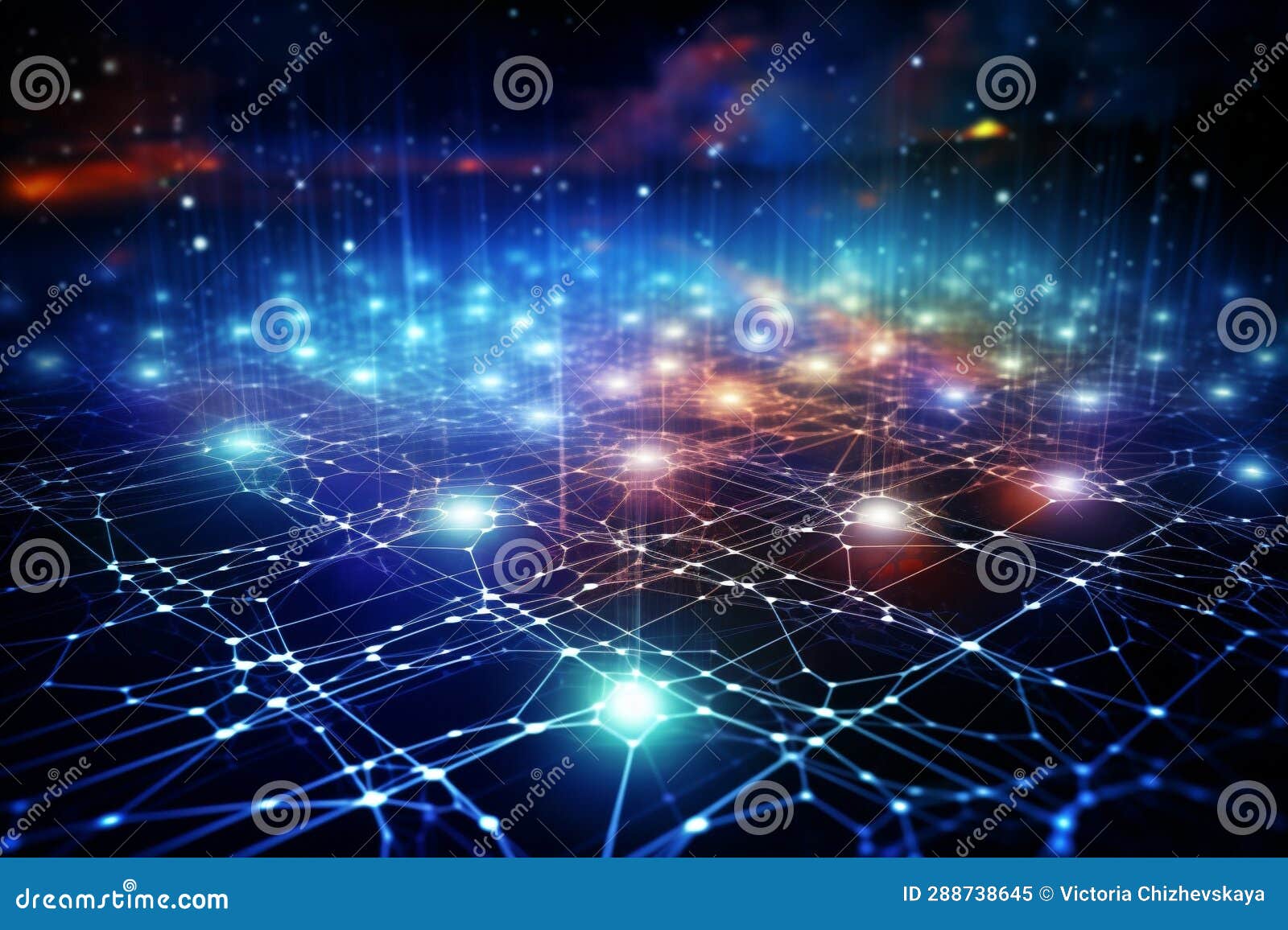 Concept Web Cyberspace Cloud Storage Communication Technology Computing ...