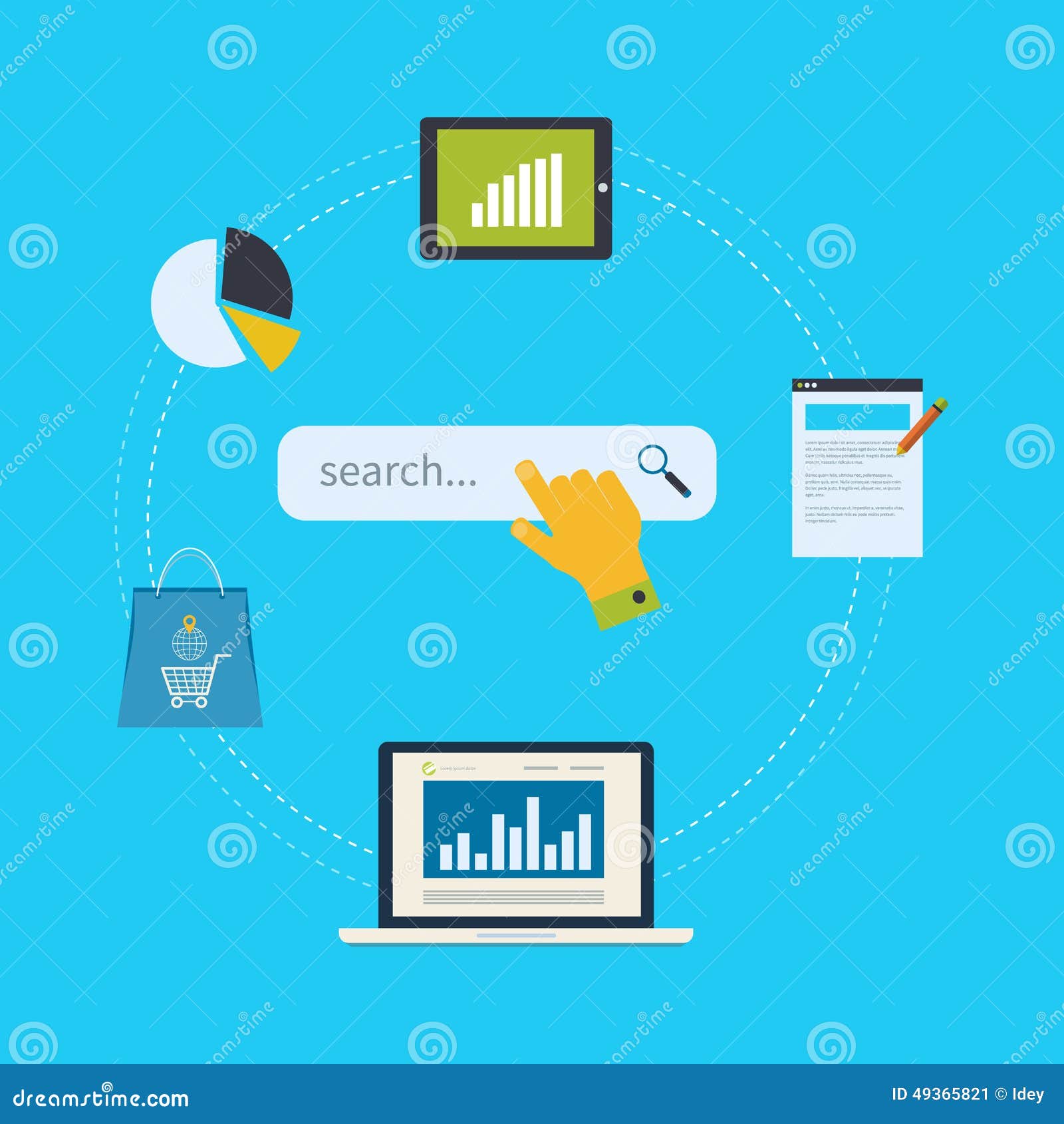 Concept of Website Analytics and SEO Data Analysis Stock Vector ... Concept of Website Analytics and SEO Data Analysis Stock Vector ...