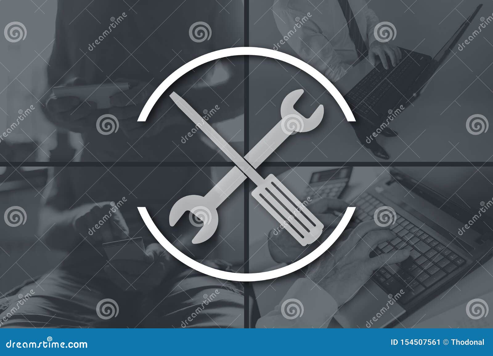Concept of Website Maintenance Stock Image - Image of project, site ...