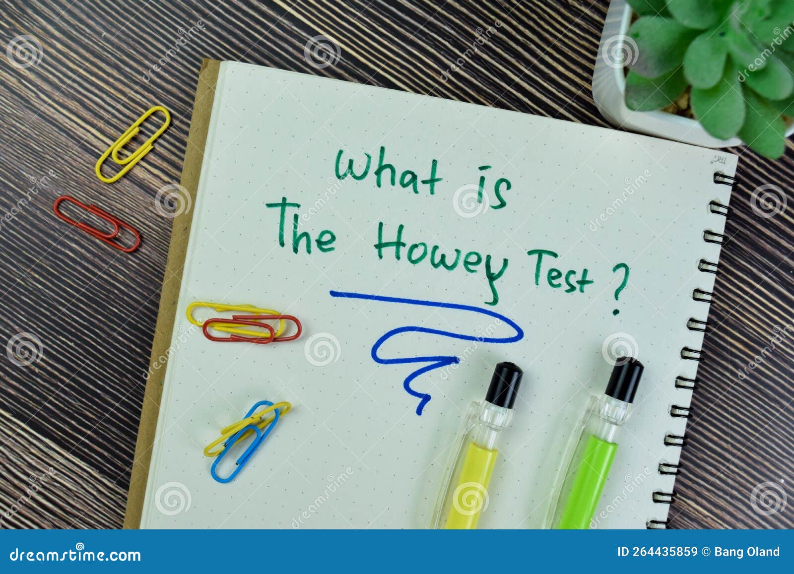Concept of What is the Howey Test? Write on a Book Isolated on Wooden ...