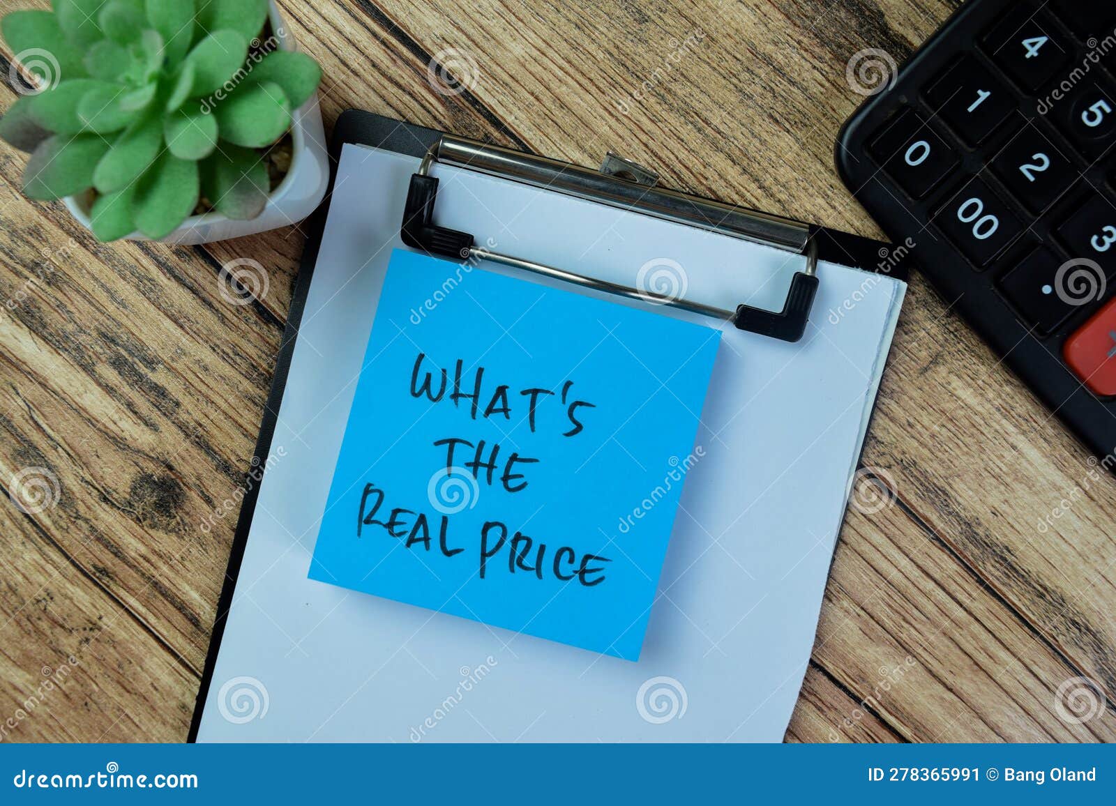 Concept of What S the Real Price Write on Sticky Notes Isolated on ...