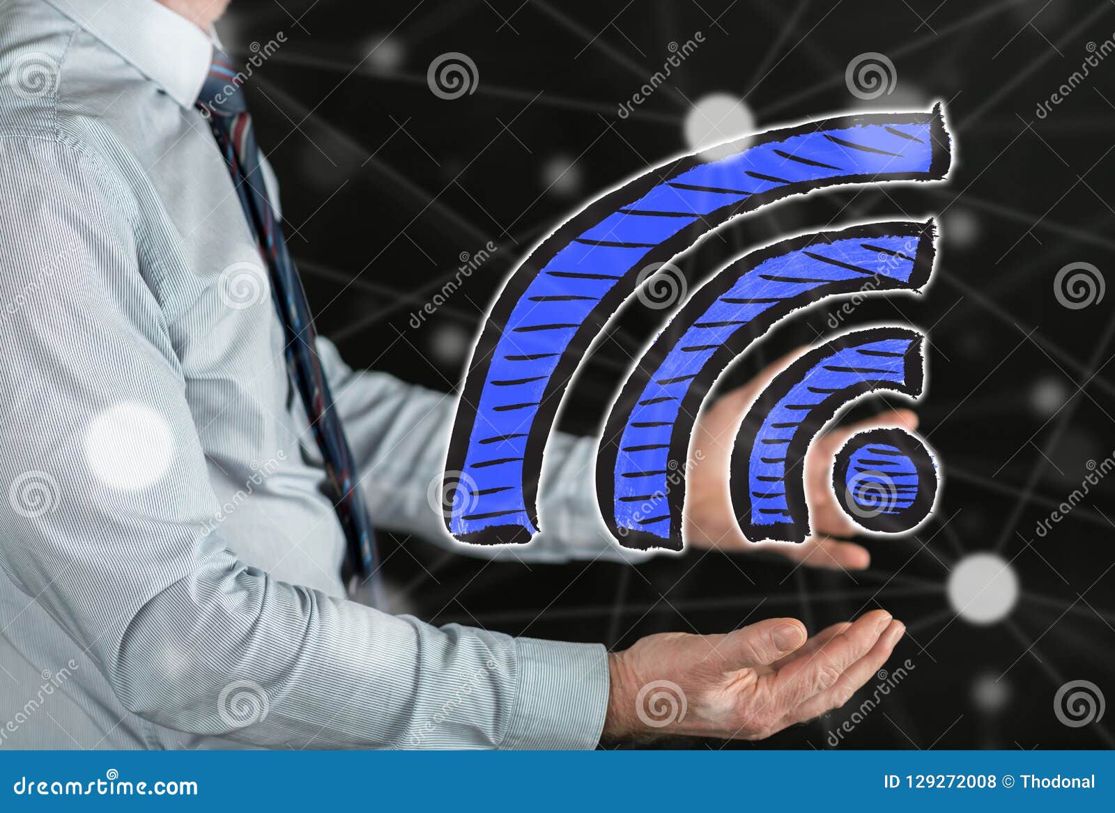 Concept of wifi stock photo. Image of wireless, internet - 129272008