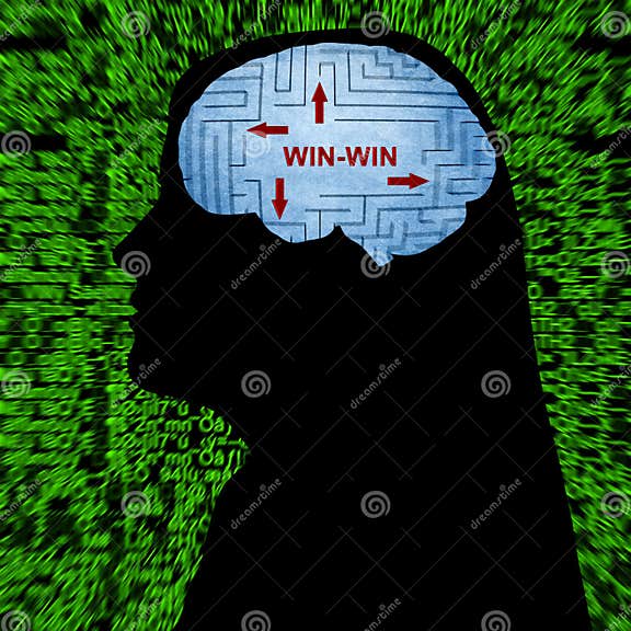 Win win in mind stock illustration. Illustration of motivated - 169493267