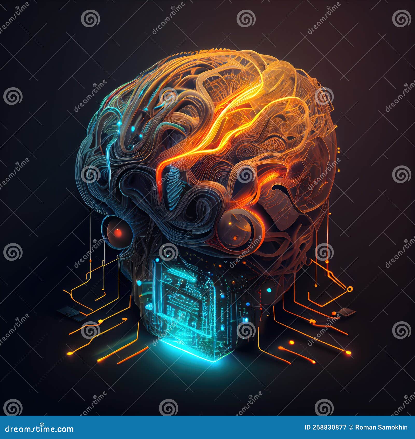 Wired Brain with with Neurons - Artificial Intelligence in Circuit ...
