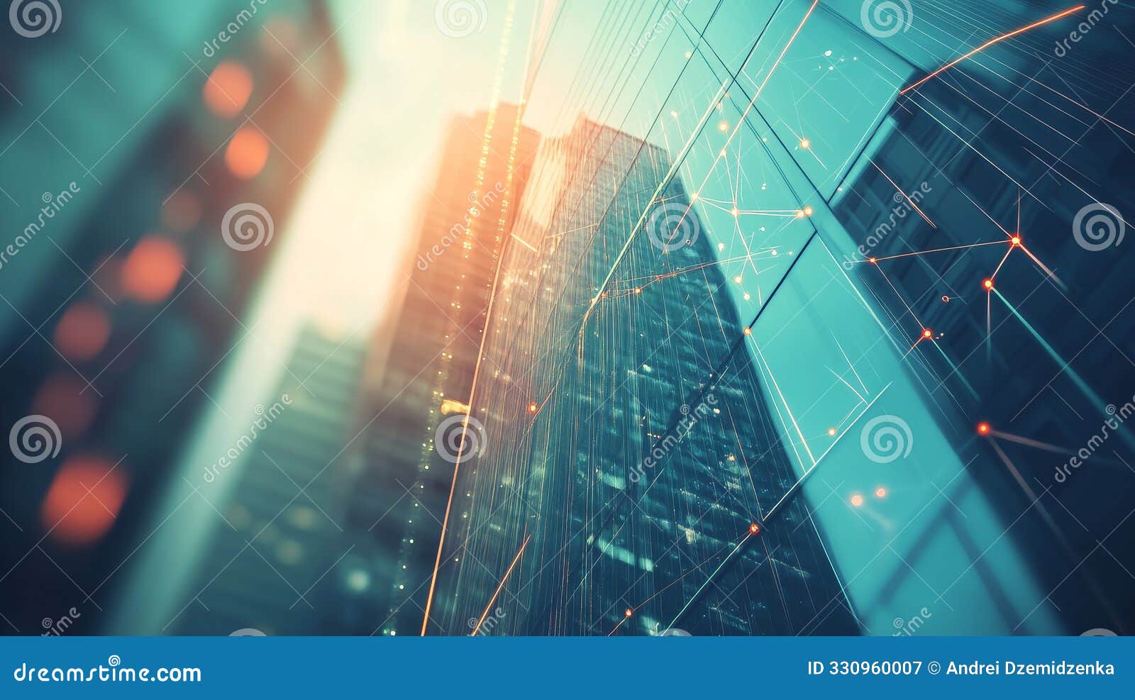 Concept of Wireless Network and Connection Technology with Abstract ...