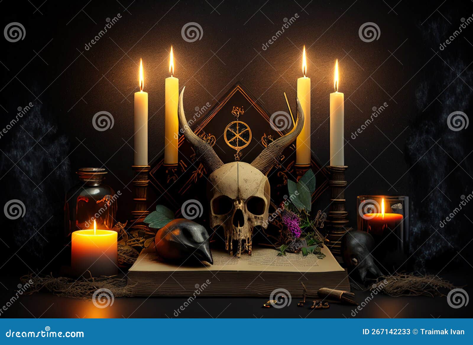 The Concept of Witchcraft and Magic, an Altar for Communication with ...