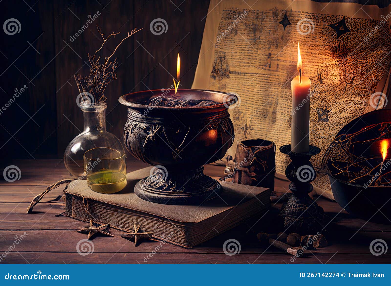 The Concept of Witchcraft and Magic, an Altar for Communication with ...