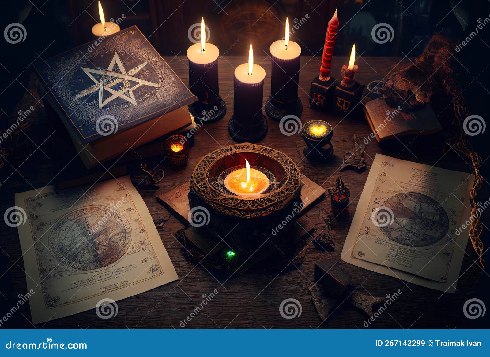 The Concept of Witchcraft and Magic, an Altar for Communication with ...