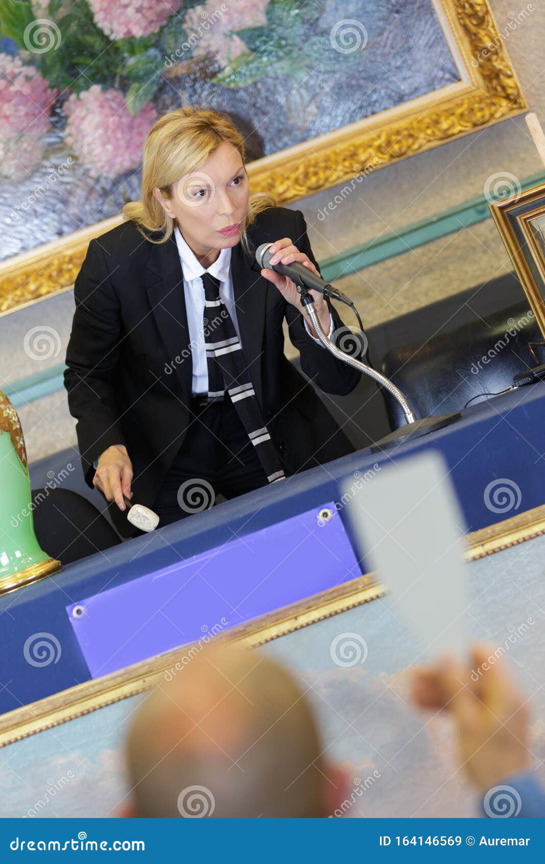 Concept woman and auction stock image. Image of domination - 164146569