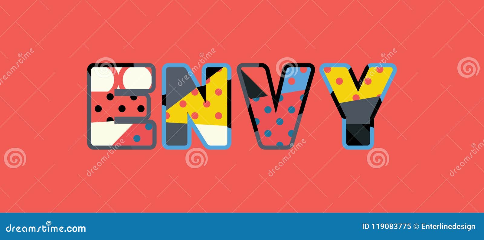 Concept Word Art Illustration D'envie Illustration de Vecteur ...