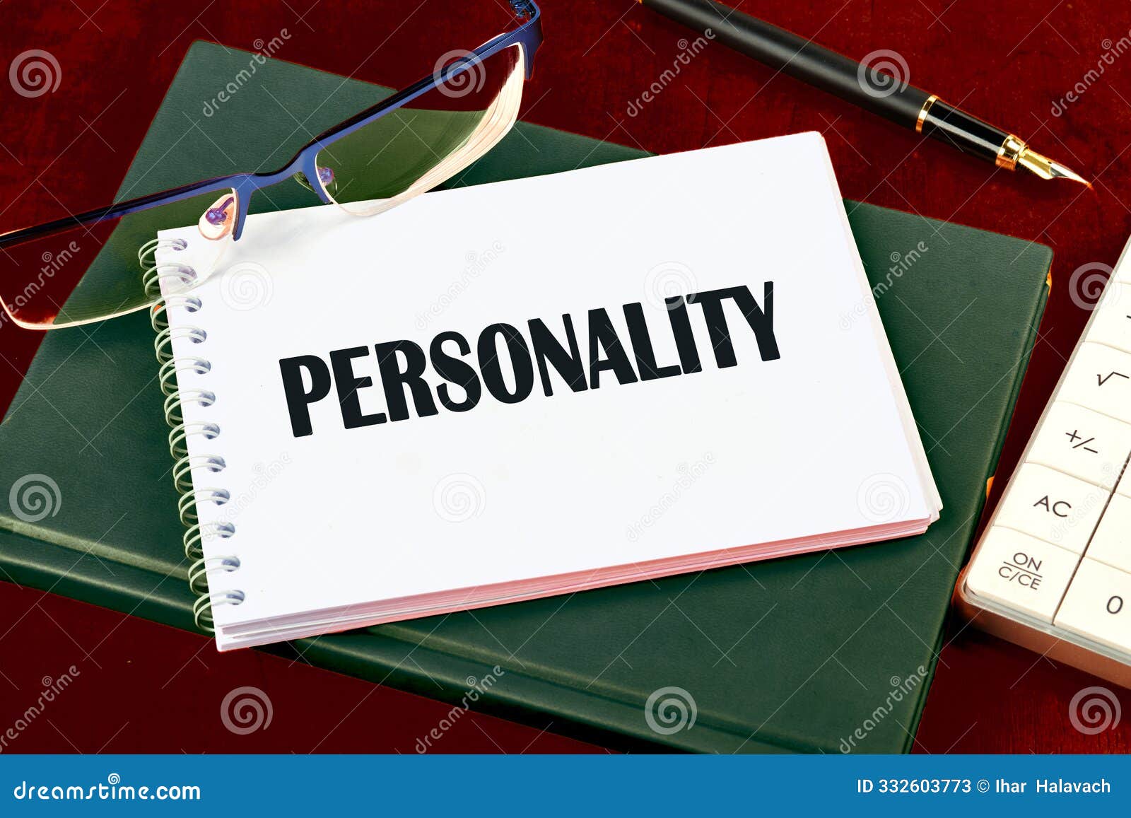 Concept Word PERSONALITY Top View in Notepad Stock Image - Image of ...