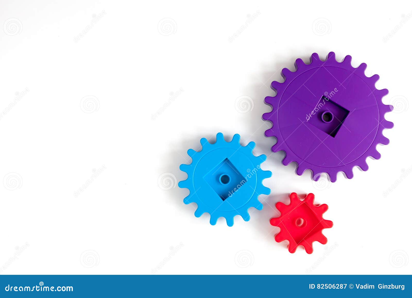 Concept of Work Process Movement Gears Top View Stock Image - Image of ...