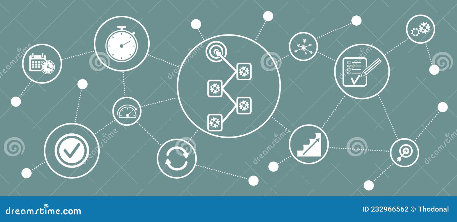 Concept of workflow stock illustration. Illustration of plan - 232966562