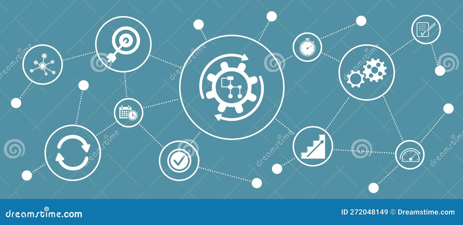 Concept of workflow stock illustration. Illustration of project - 272048149