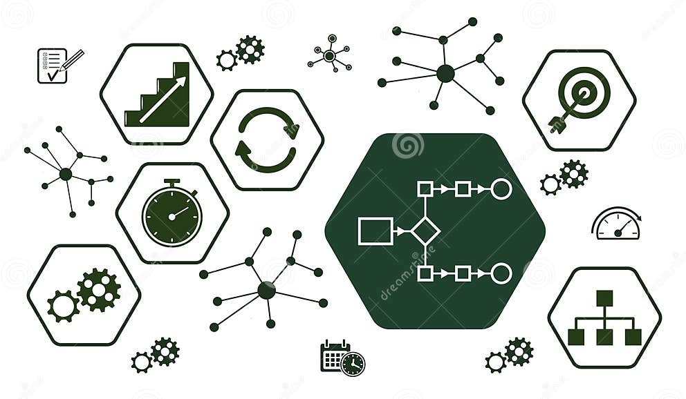 Concept of workflow stock illustration. Illustration of goal - 298726235
