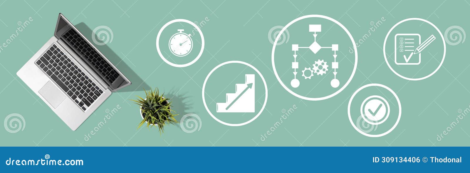 Concept of workflow stock photo. Image of checklist - 309134406