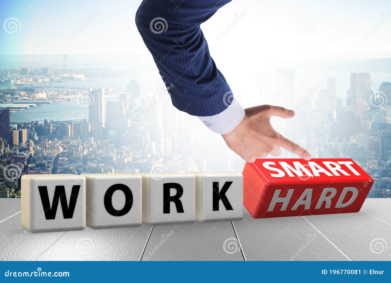 Concept of Working Smart Not Hard Stock Image - Image of clever ...