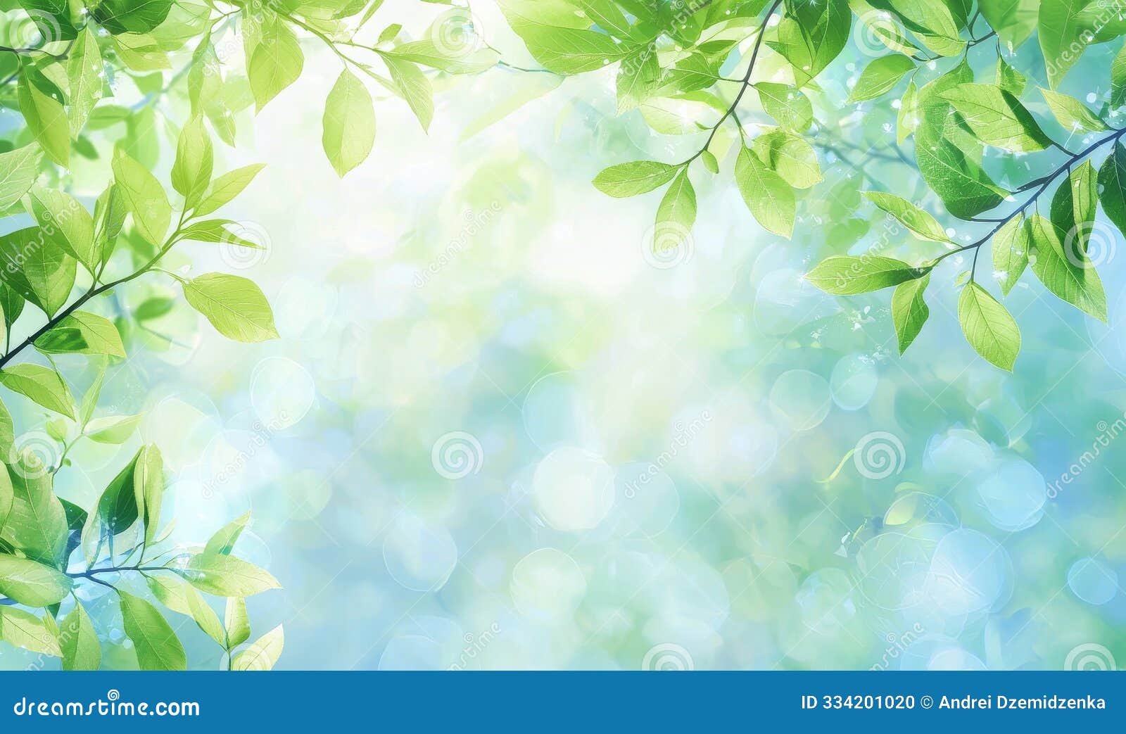 Concept for World Environment Day: Beautiful Blue and Green Sky ...