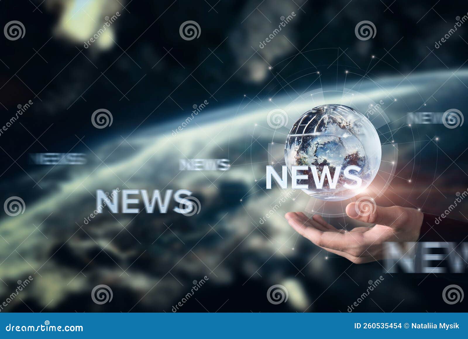 The concept of world news stock photo. Image of letter - 260535454