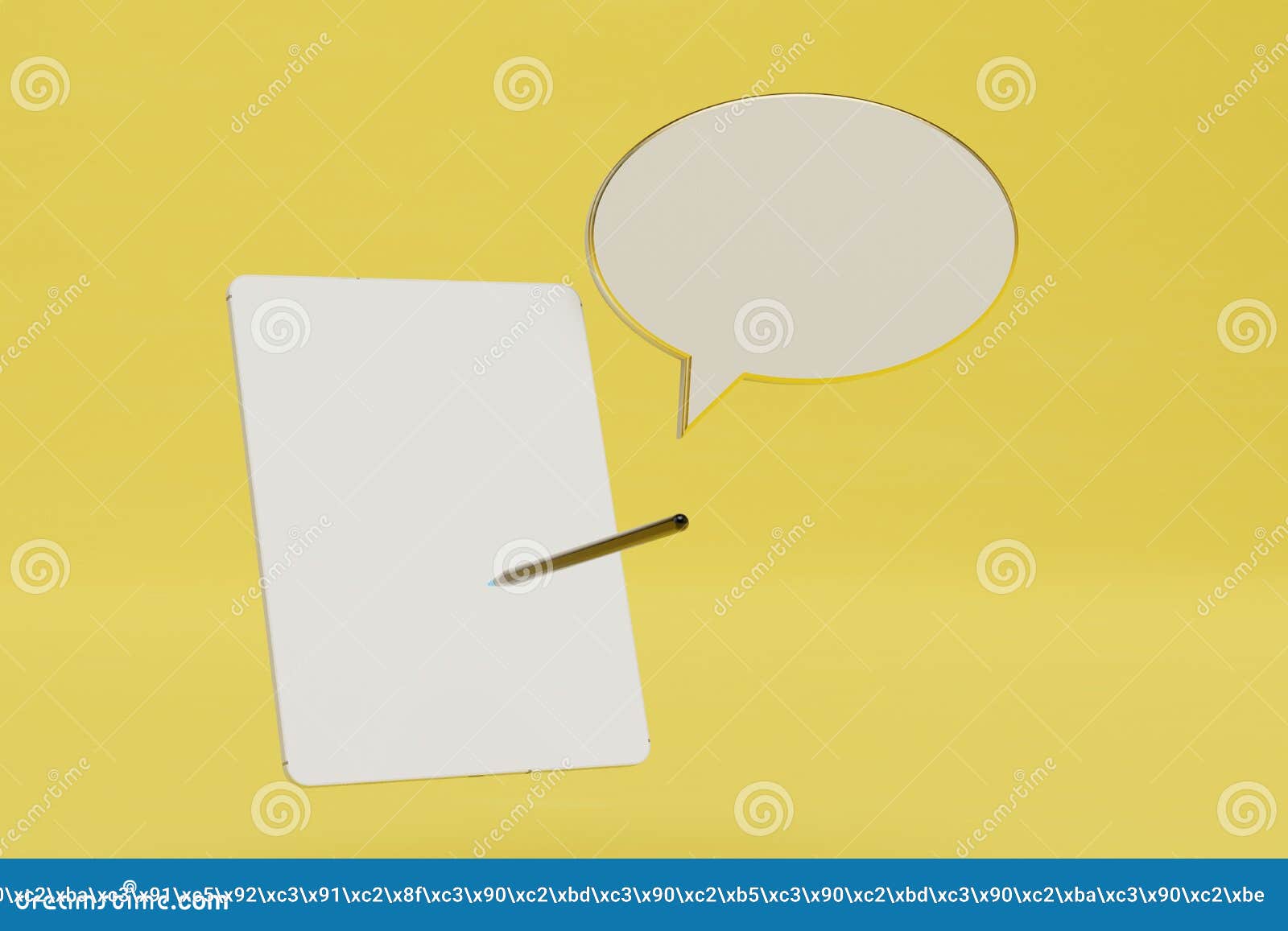 The Concept of Writing Down an Idea on Paper. a Cloud with an Idea, a ...