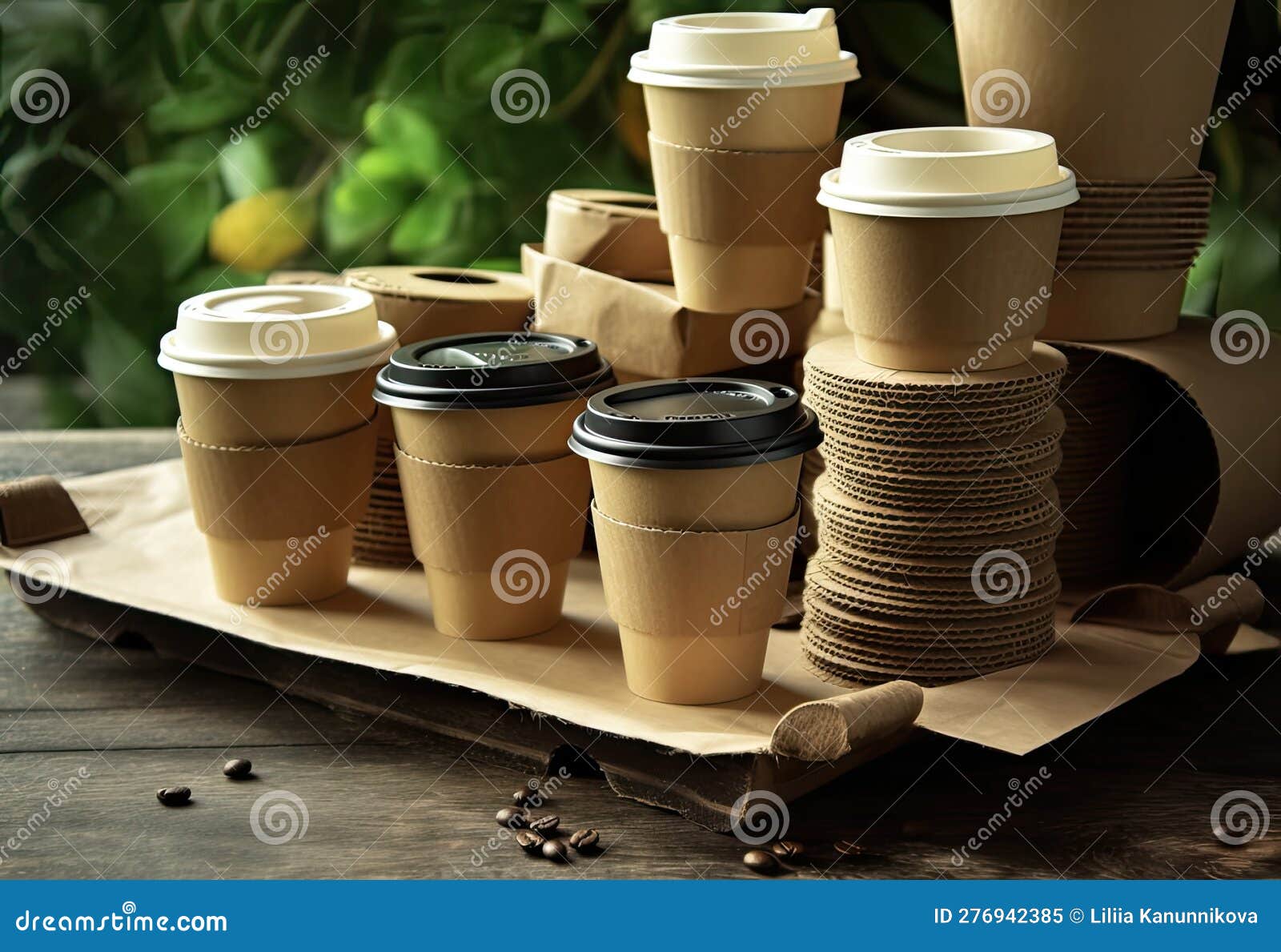 The Concept of Zero Waste and Recycling. Use of Eco-friendly Paper ...