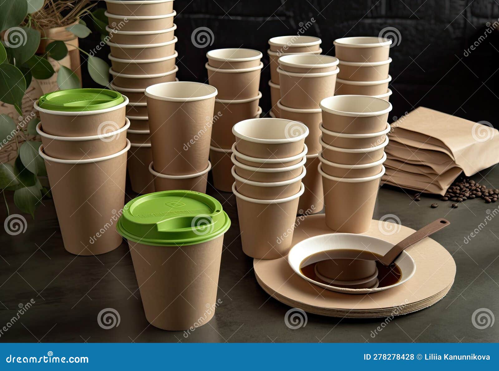 The Concept of Zero Waste and Recycling. Use of Eco-friendly Paper ...