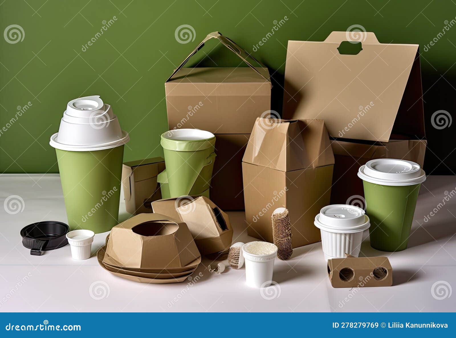 The Concept of Zero Waste and Recycling. Use of Eco-friendly Paper ...