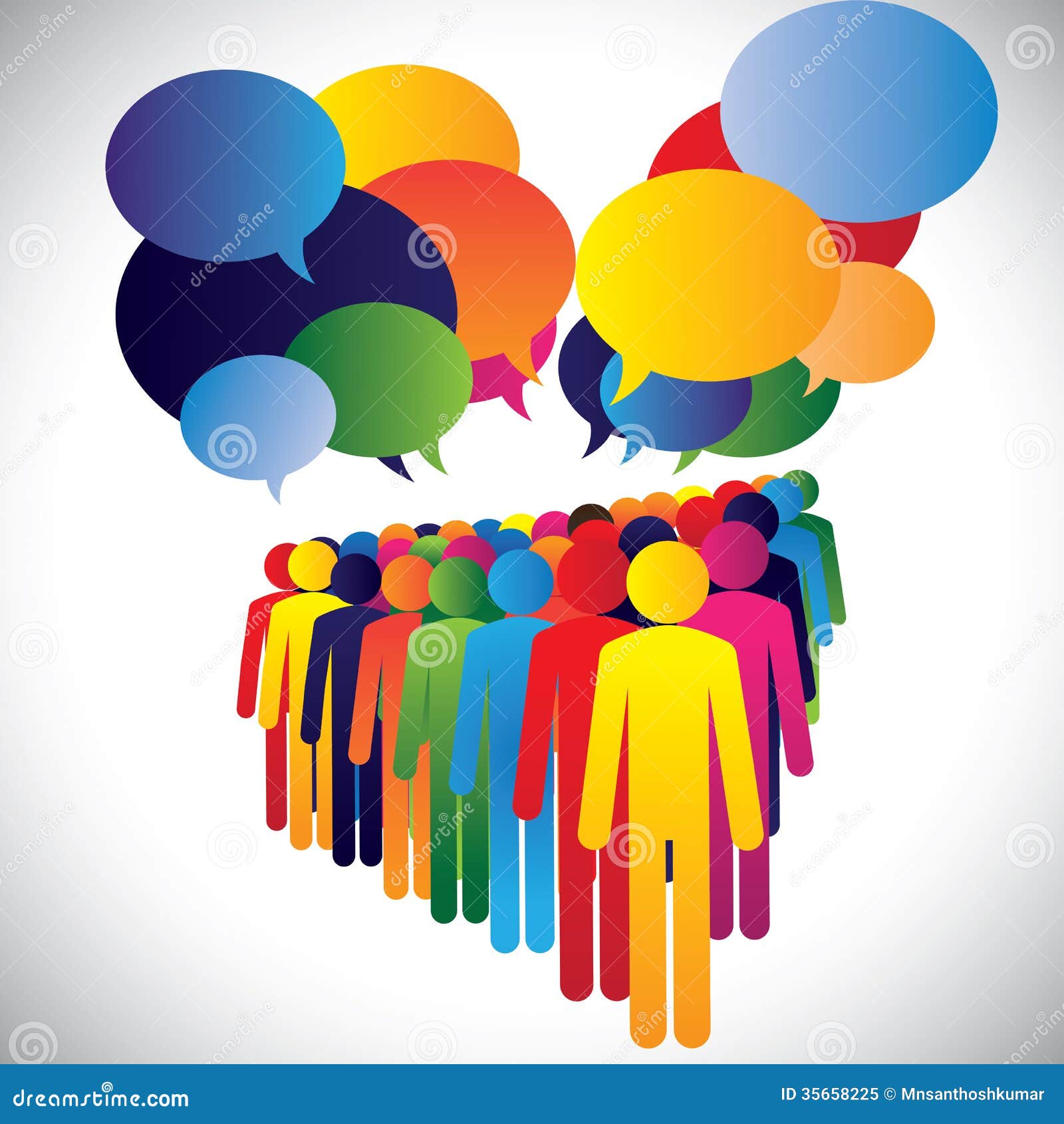 Conceptenvector - De Interactie & De Mededeling Van Bedrijfwerknemers ...