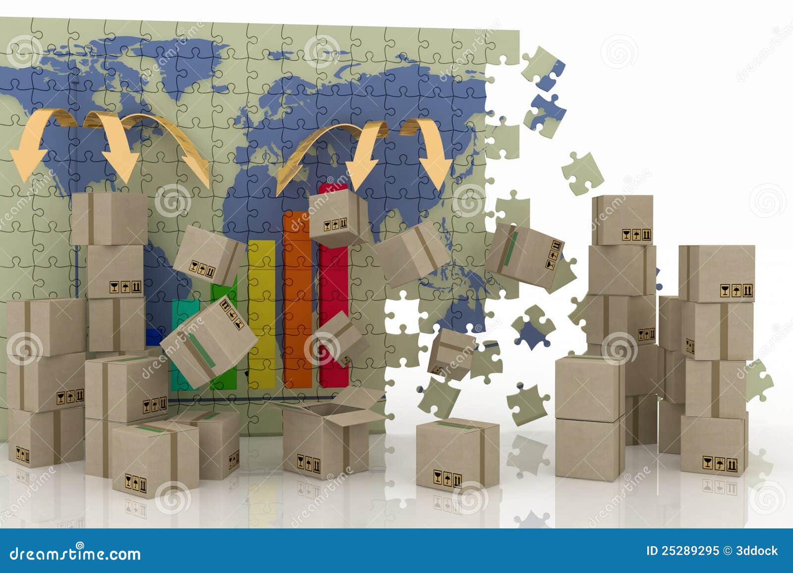 Conceptie van wereldhandel stock illustratie. Illustration of handel ...