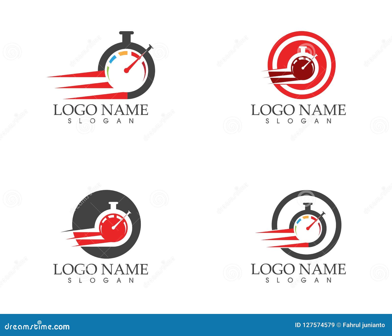 Conception Automatique De Logo De Vitesse Plus Rapide Illustration de ...