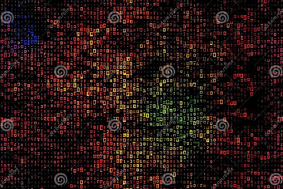 Conception of Computer Programming Code. Beautiful Seamless Pattern ...