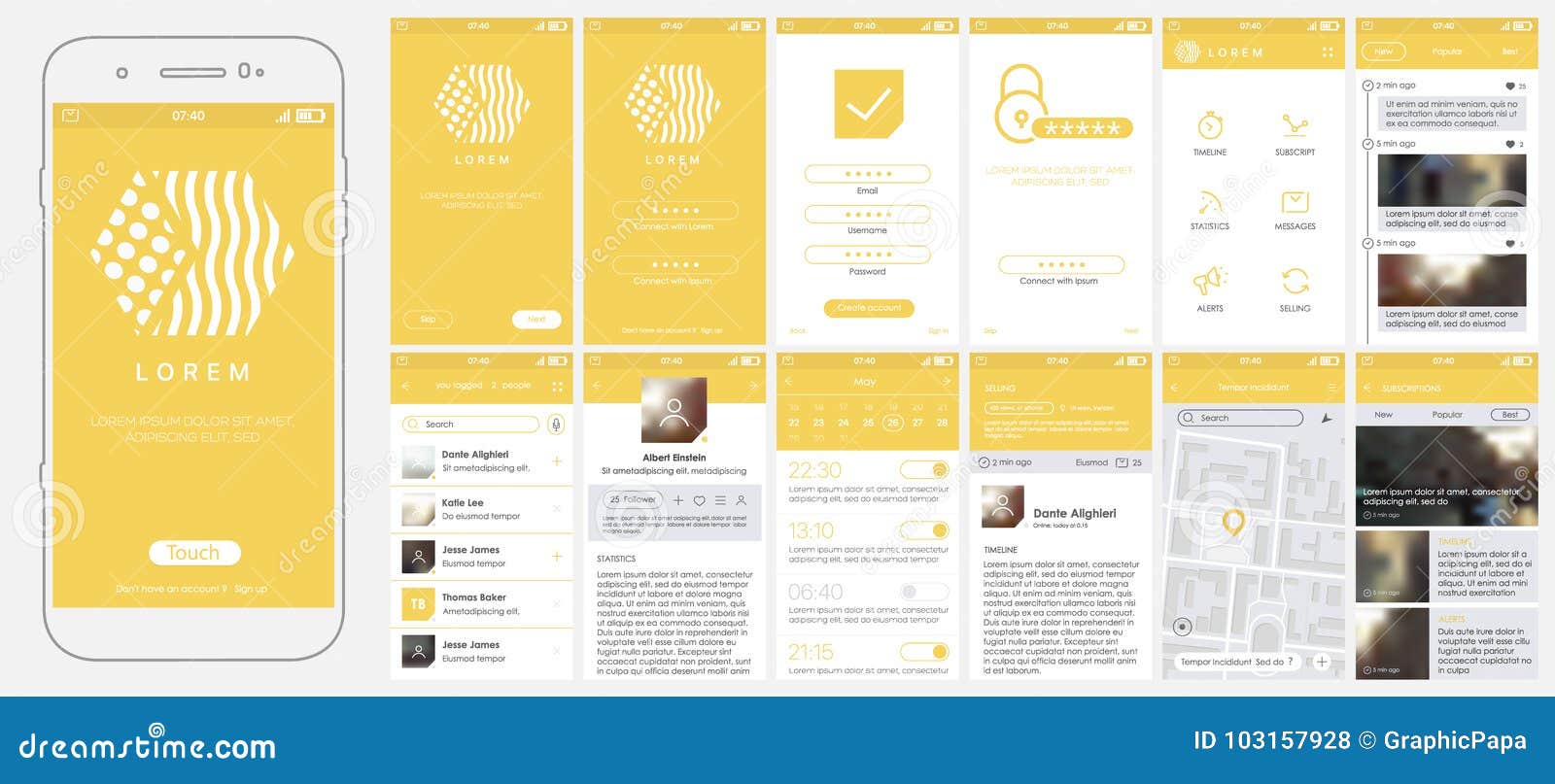Conception D'APP Mobile, UI, UX, GUI Illustration de Vecteur ... Conception D'APP Mobile, UI, UX, GUI Illustration de Vecteur ...