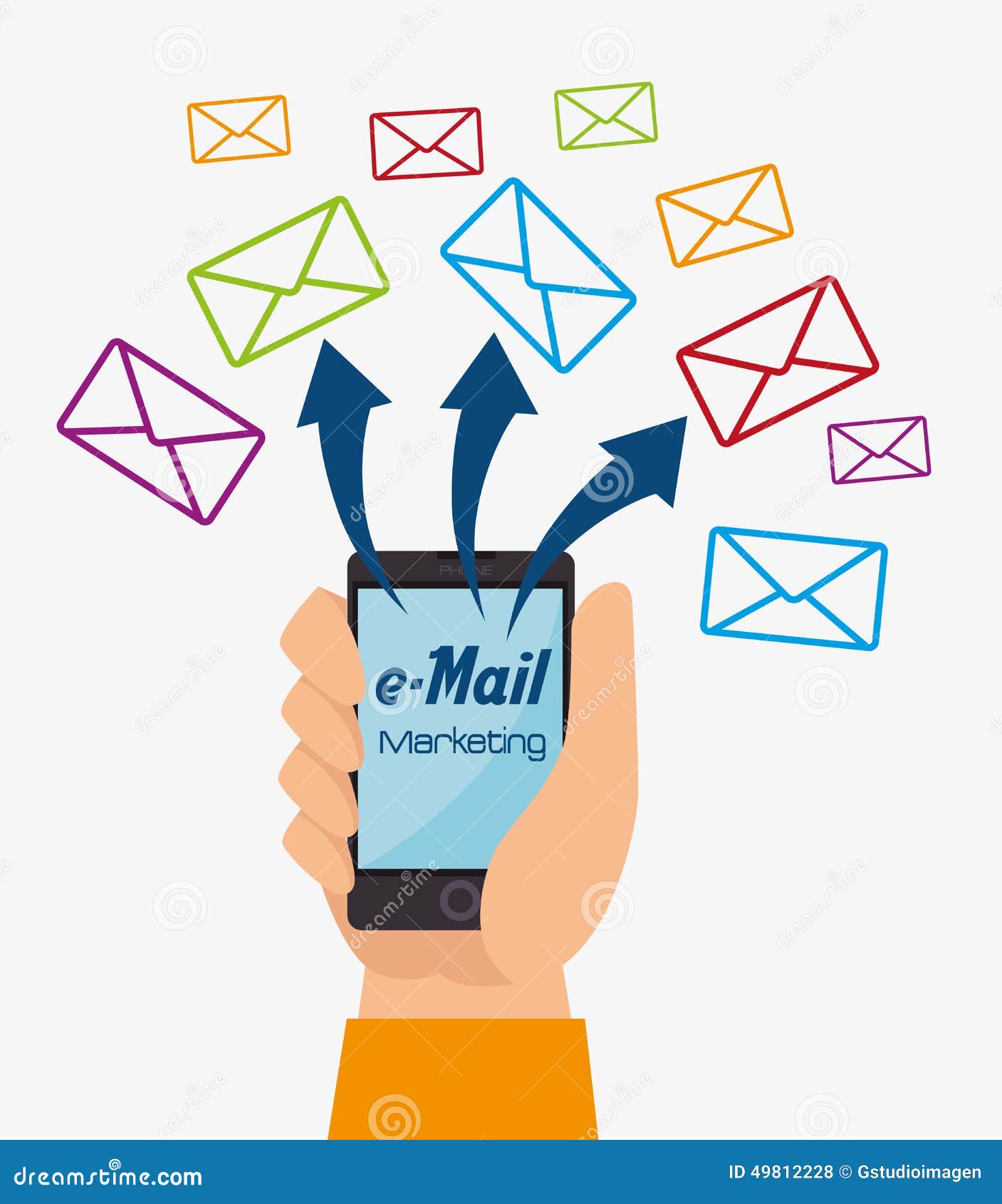 Conception D'email, Illustration De Vecteur Illustration de Vecteur ...