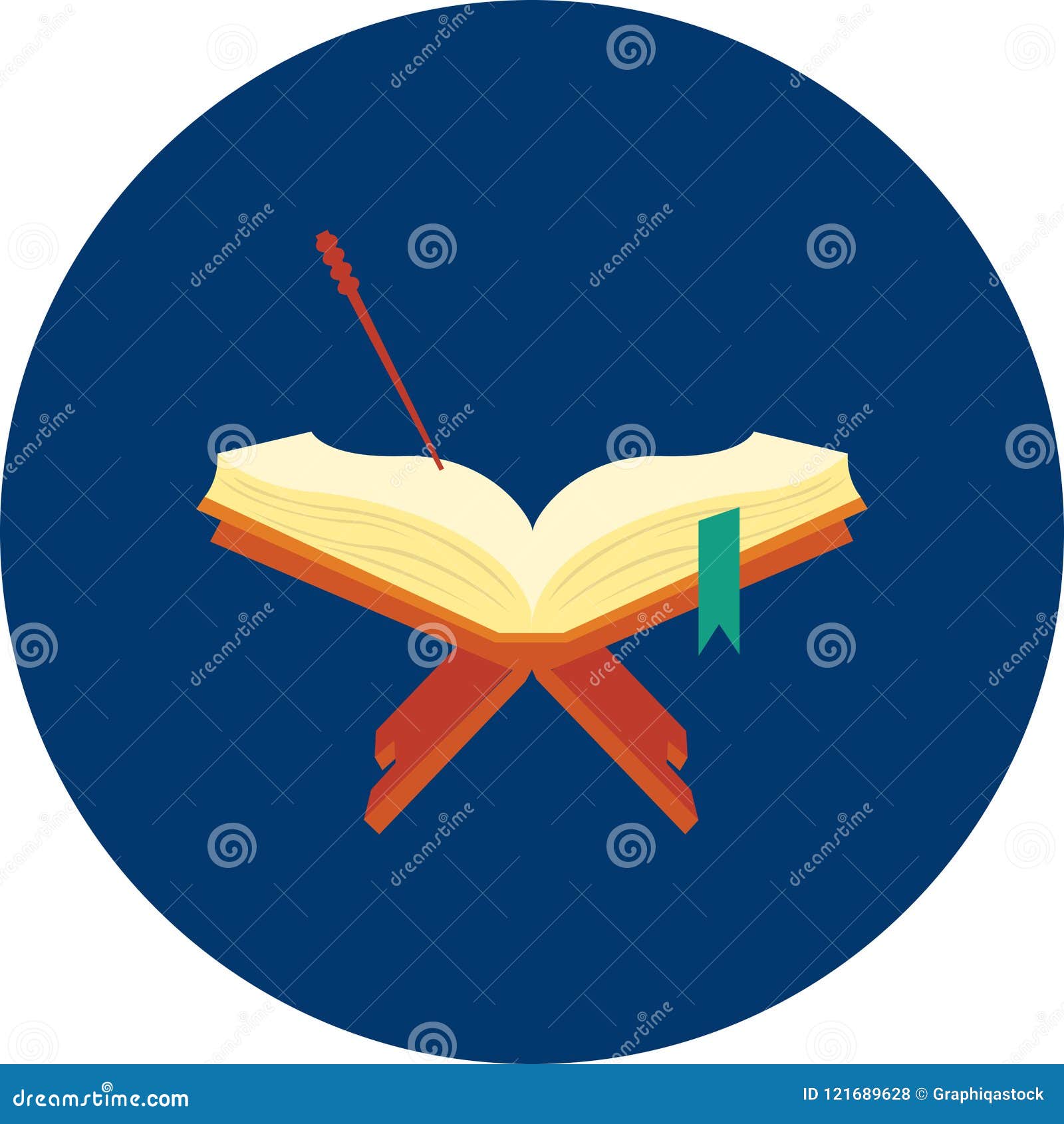 Conception D'icône De Quran Illustration de Vecteur - Illustration du ...