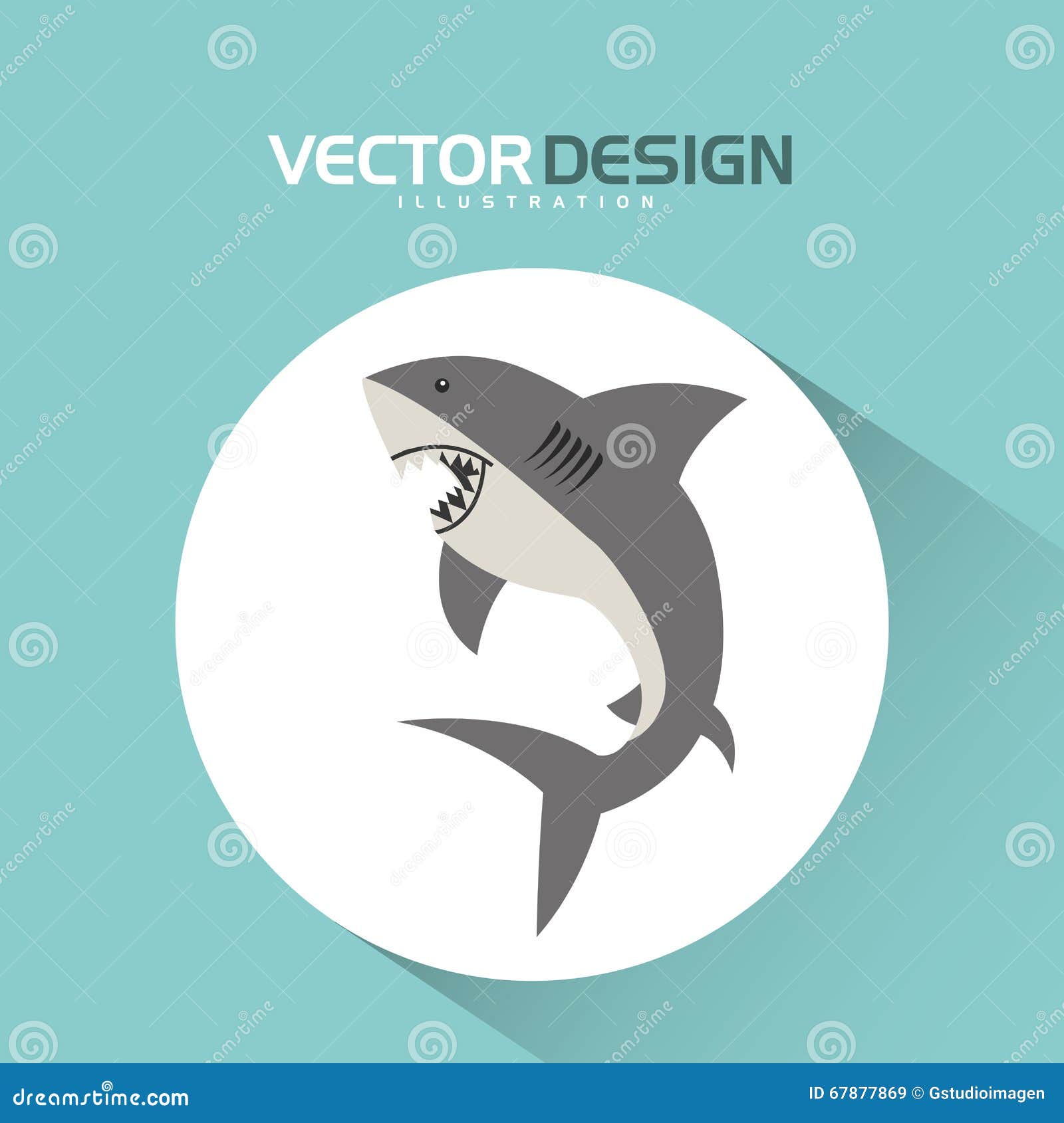Conception D'icône De Requin Illustration Stock - Illustration du fond ...