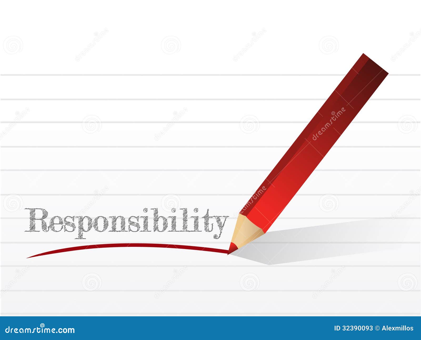 Conception D'illustration De Message De Responsabilité Illustration ...