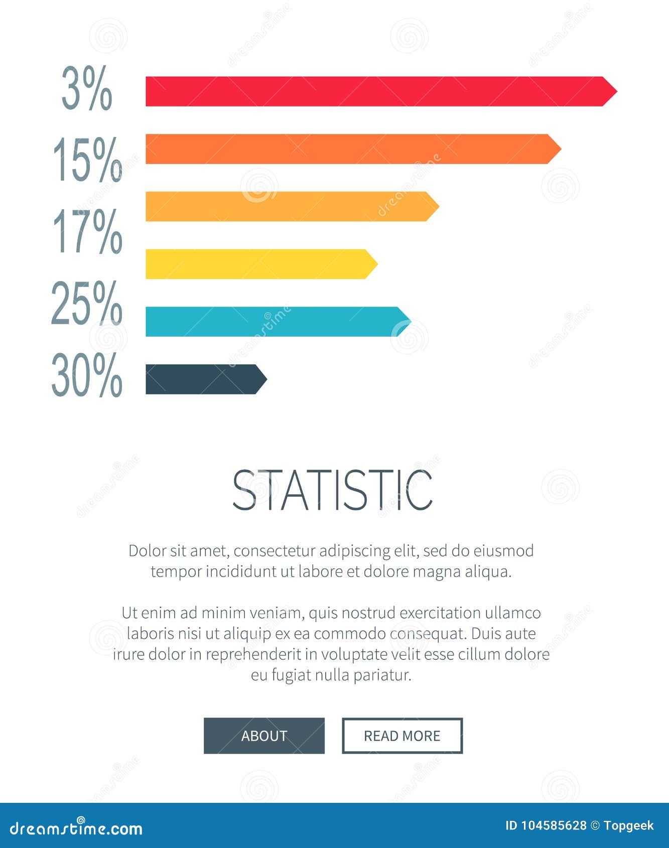 Conception D'illustration De Statistique Pour La Page Web Illustration ...