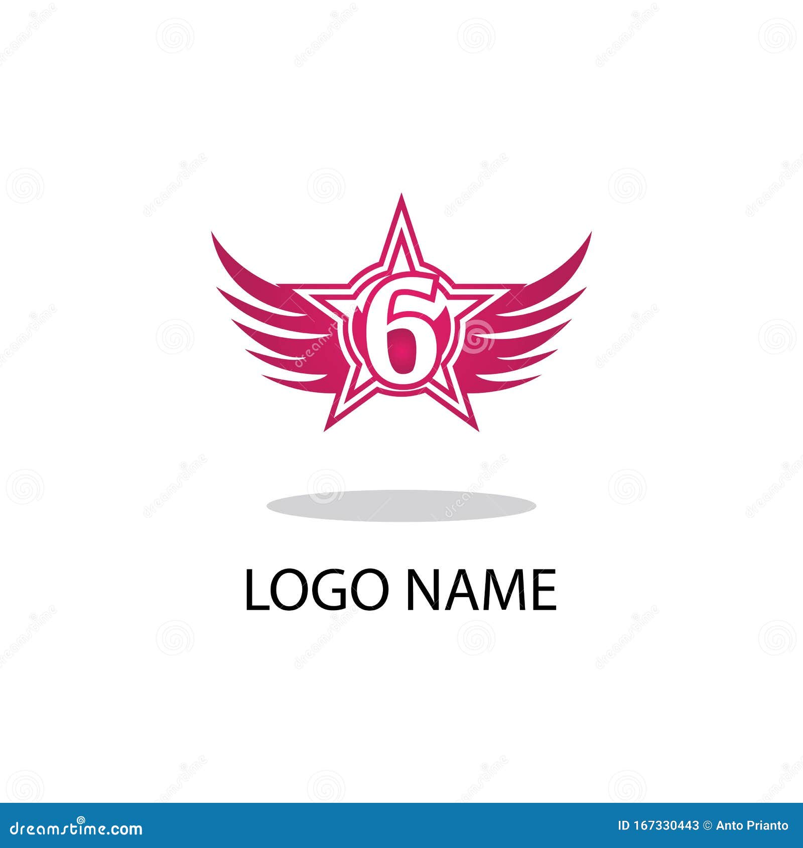 Conception D'illustration De Symbole De Nombre De 6 Logos Illustration ...