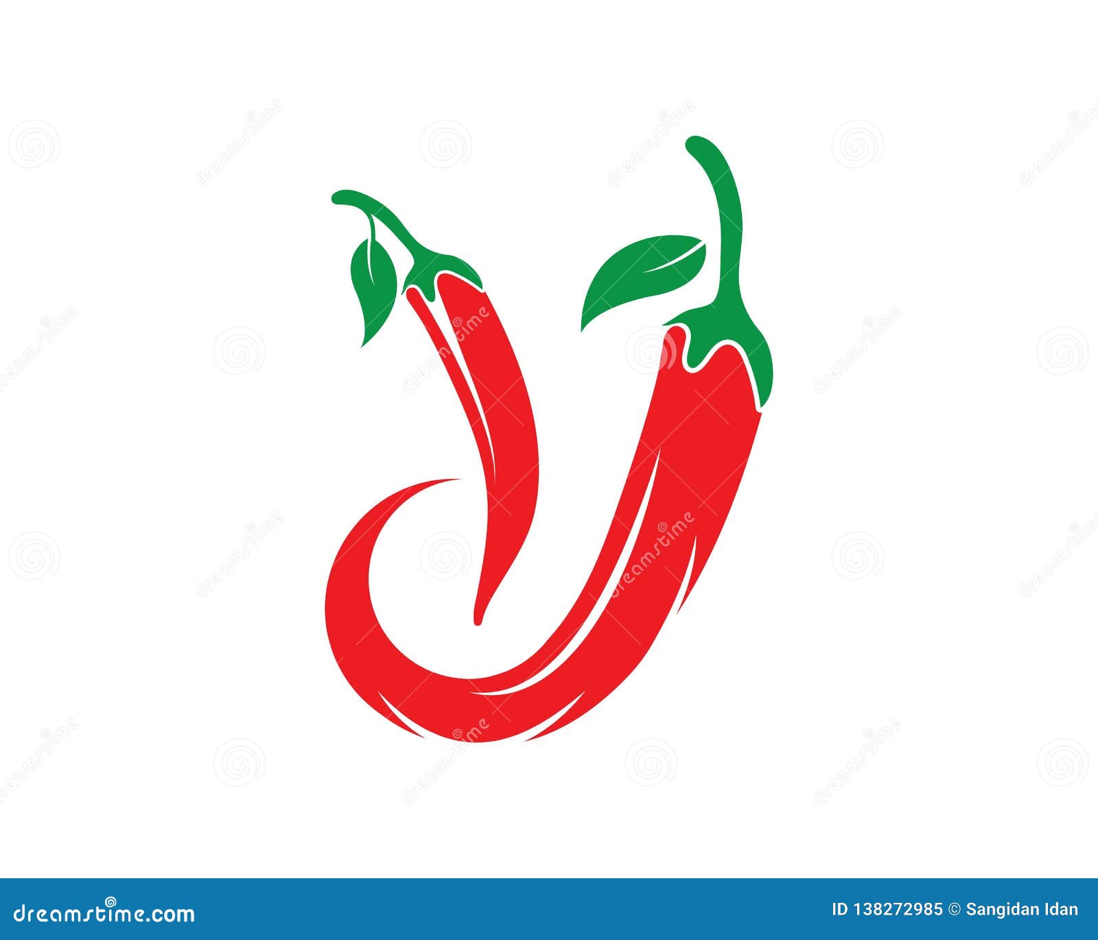Conception De Calibre De Vecteur De Logo De Piment Illustration de ...