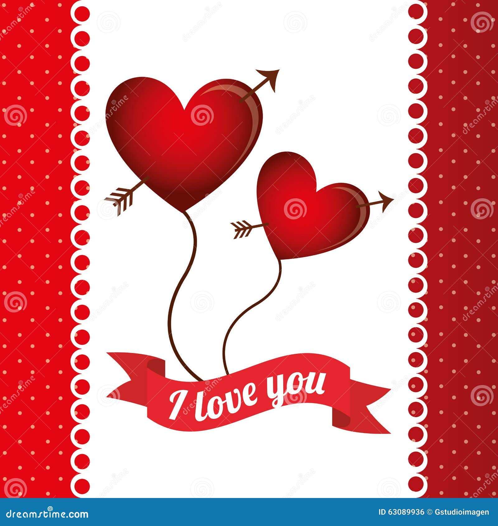 Conception De Carte D'amour Illustration de Vecteur - Illustration du ...