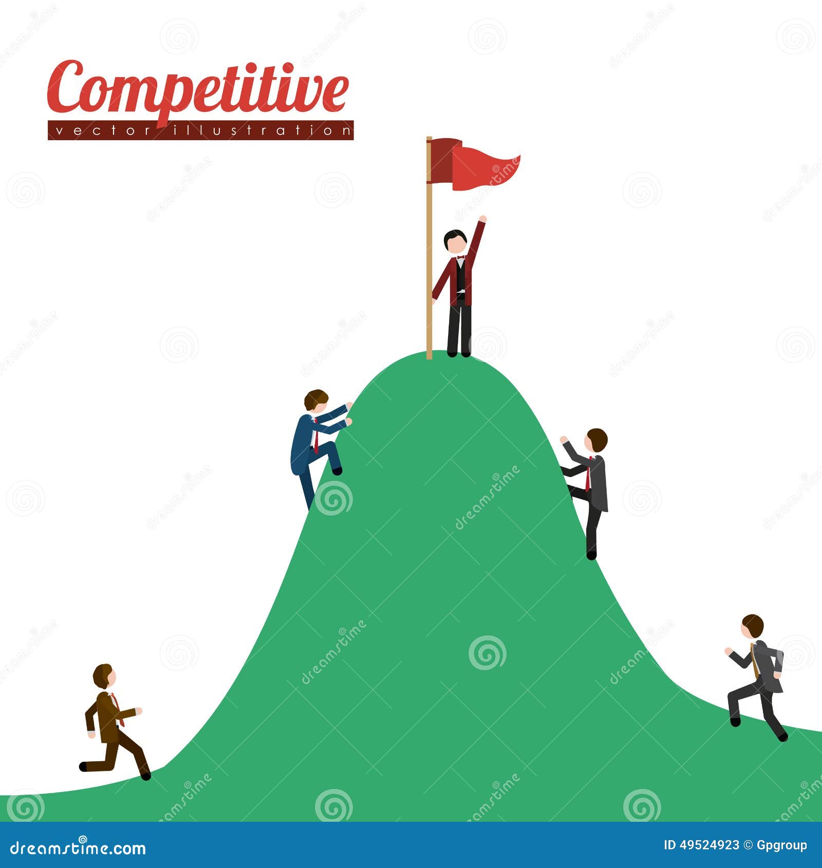 Conception De Concurrence, Illustration De Vecteur Illustration de ...