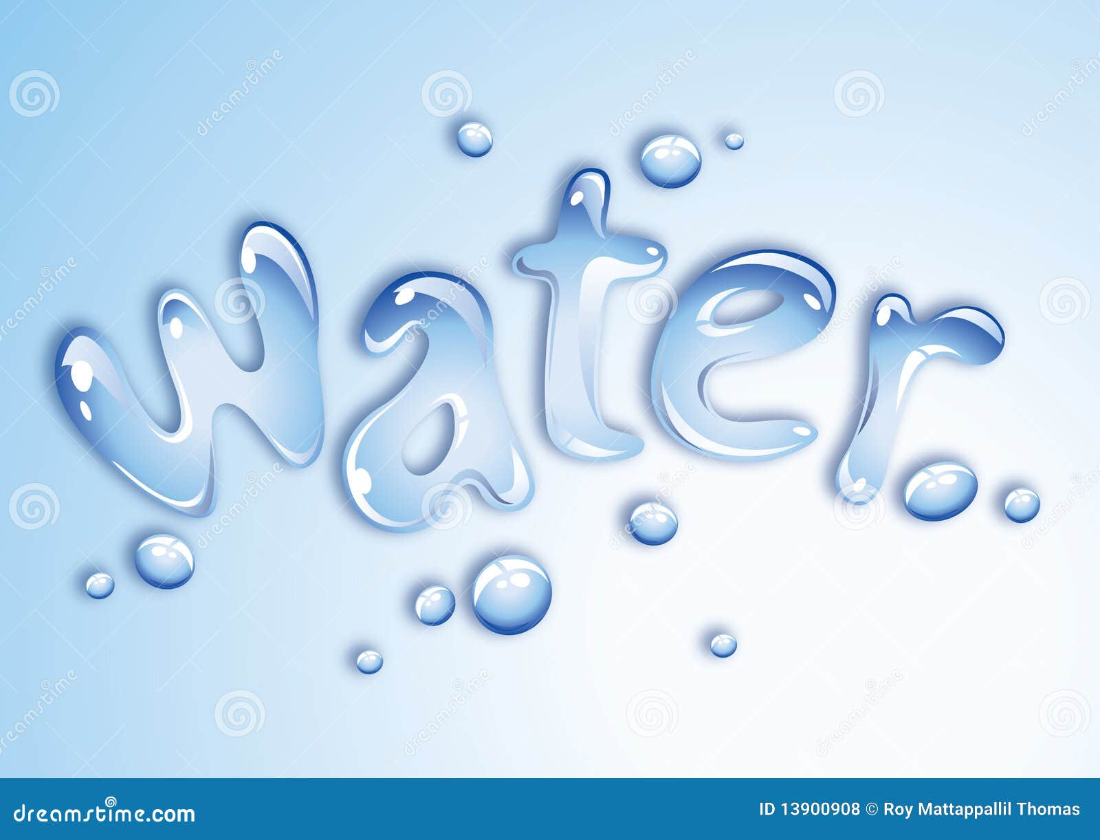 Conception de l'eau illustration de vecteur. Illustration du clair ...